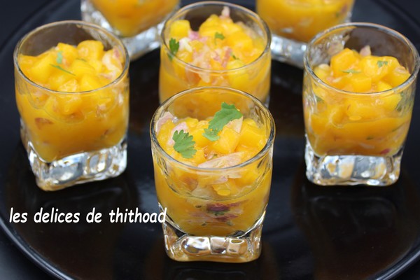 verrines de mangue | Les Délices de Thithoad